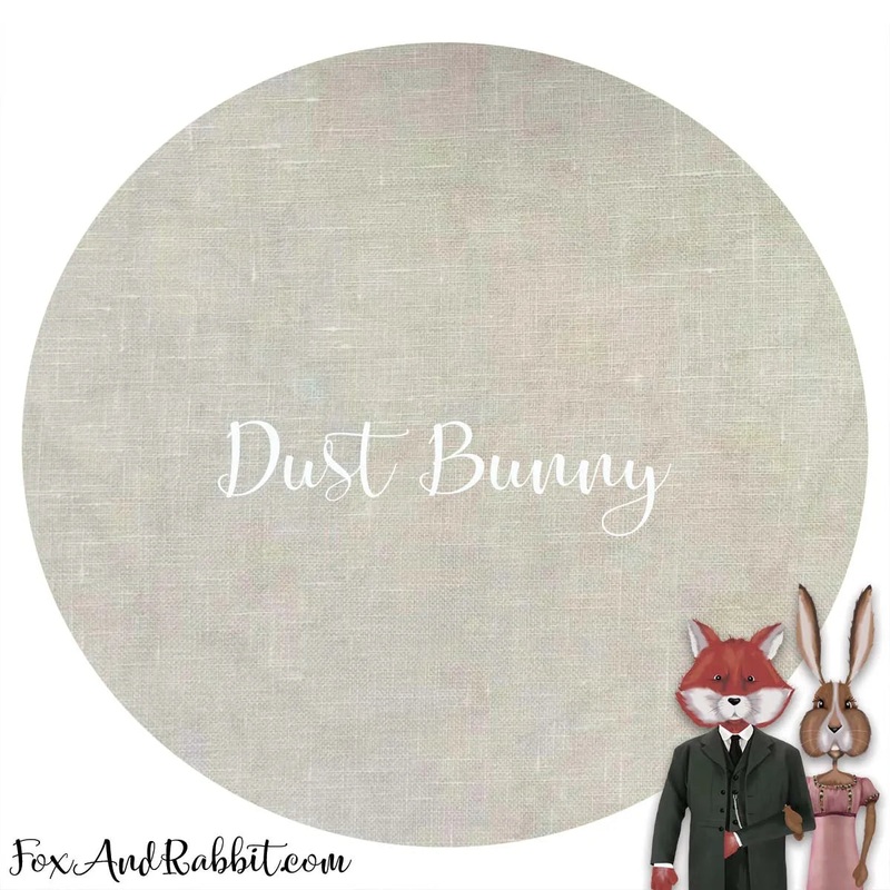 40 Count Linen Dust Bunny - 26" x 36" by Fox and Rabbit - Hand ...